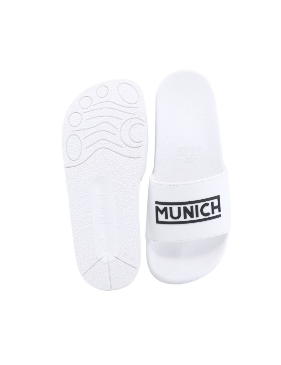 CHANCLA MUNICH FLAT SLIDER 3D LOGO - Mediodia Entrevías